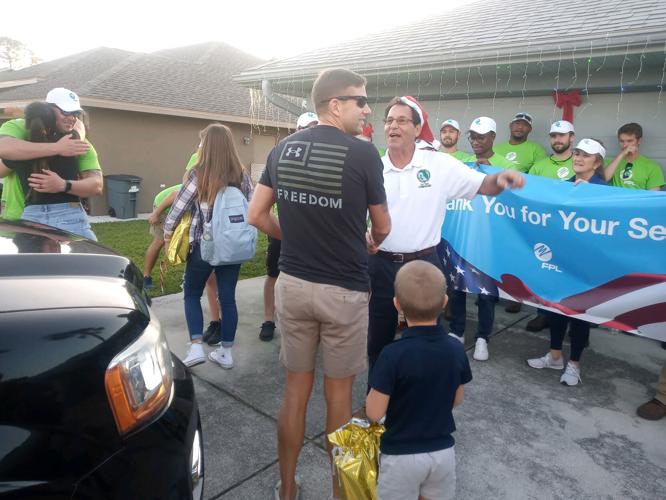 FPL 'elves' surprise veterans with holiday display | Port Charlotte ...