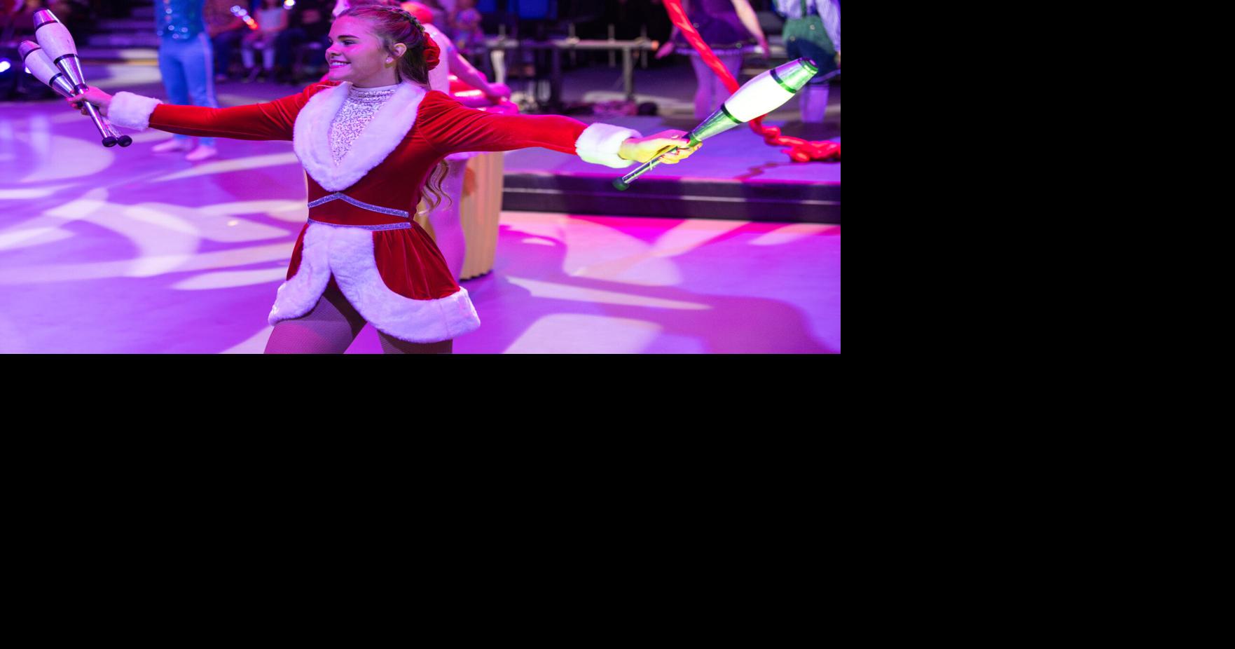 Student performers flip, fly and soar in this festive seasonal circus ...