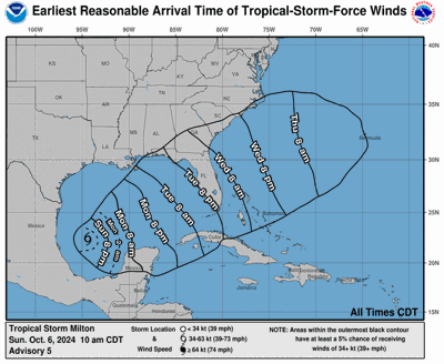 STORM WARNING: Milton could lead to large evacuation | Latest Weather ...