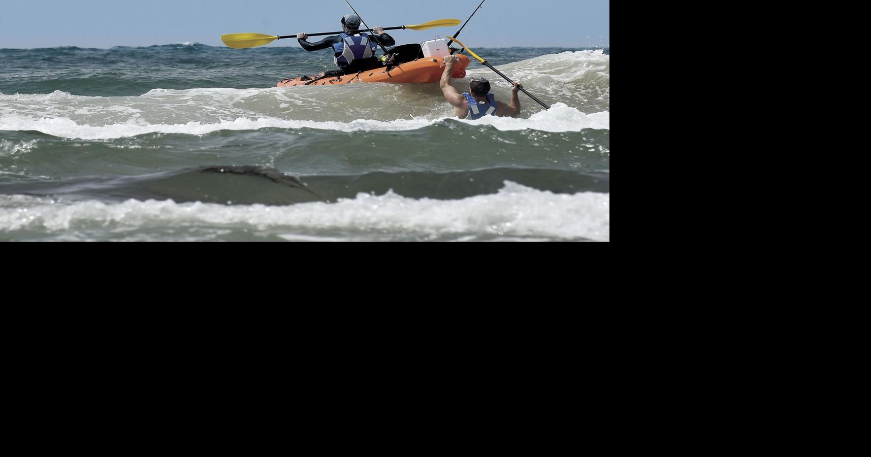 Kayak fishing in the wind | Waterline | yoursun.com