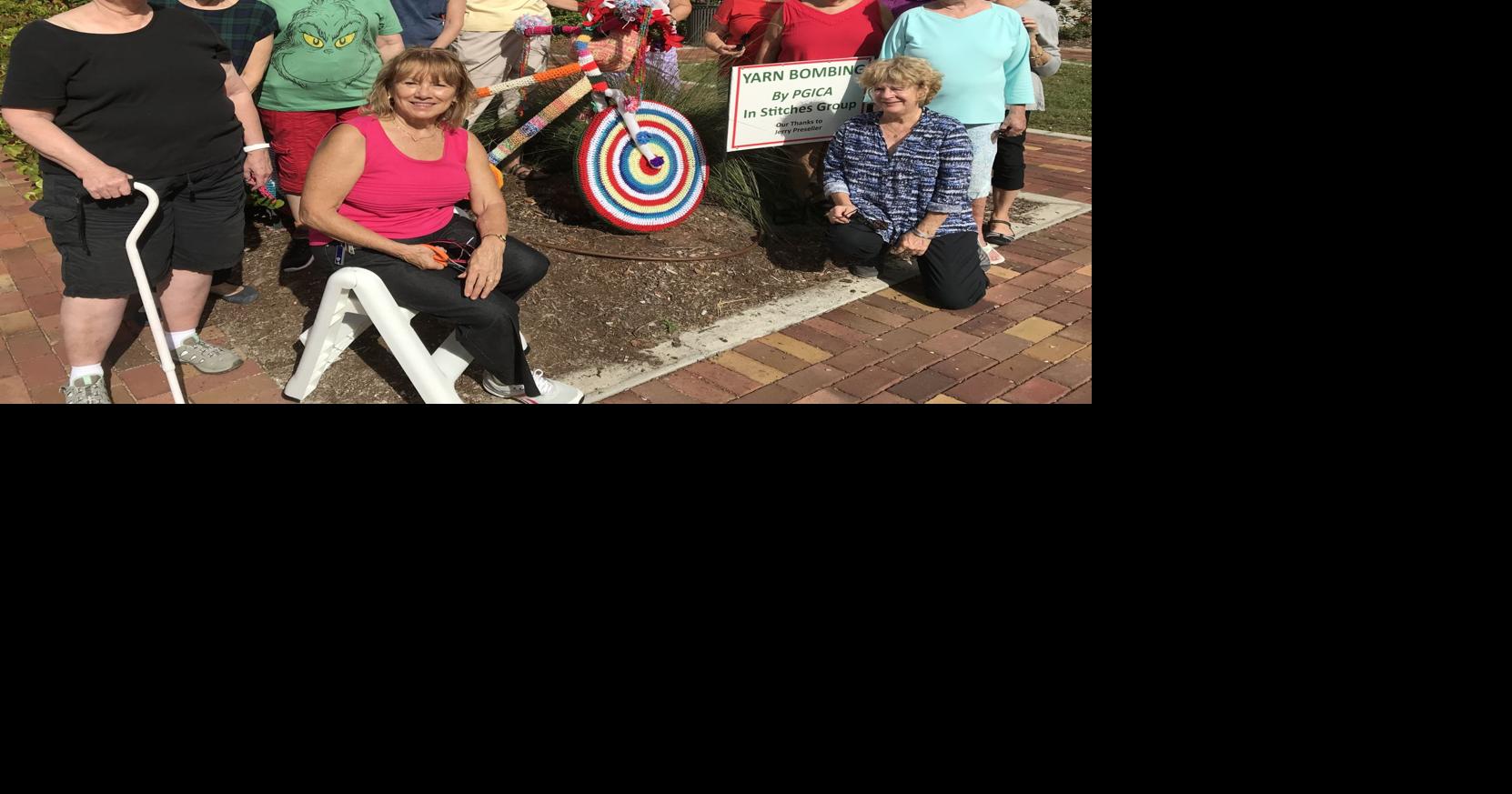 Guerrilla knitters strike againPunta Gorda gets yarn-bombed for the ...