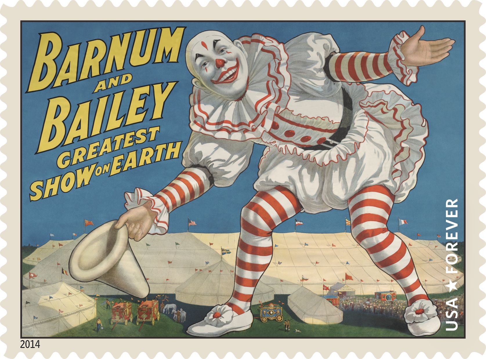 Step right up for new Circus Poster stamps | News Archives | yoursun.com