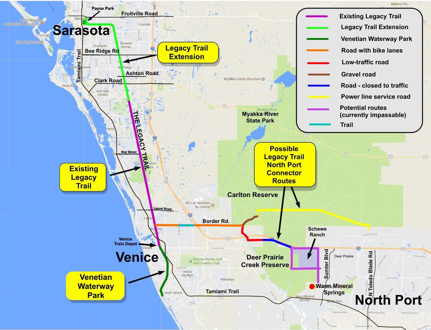 County, city commissions map Legacy Trail route, talk River Road ...