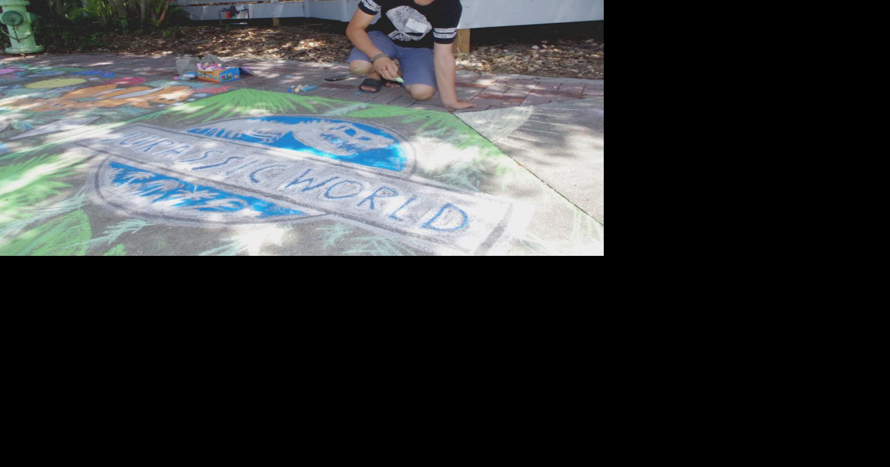 Chalk festival brings out artists & scribblers | News Archives | yoursun.com