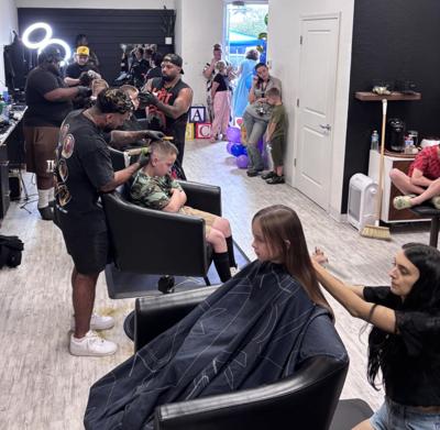 Sharp looks: Children received haircuts, school supplies at Back 2 School Cutz event | Port ...