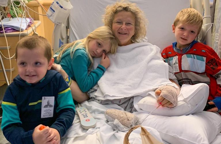 Woman injured in motorcycle crash meets paramedic who helped | The ...