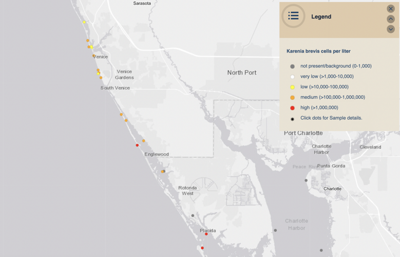 RED TIDE: FWC finds evidence of red tide in region | Port Charlotte ...