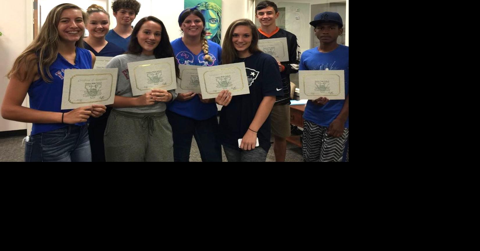 VHS Renaissance Students Honored | News Archives | yoursun.com
