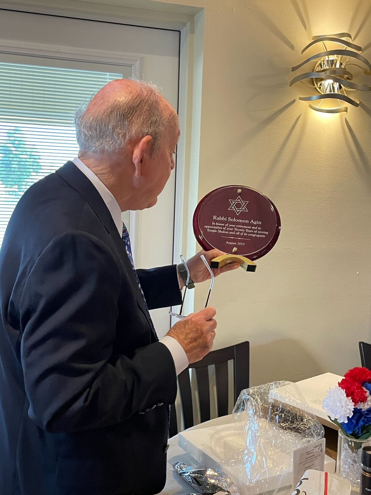 Rabbi Solomon Agin celebrated at his retirement party | Port Charlotte ...