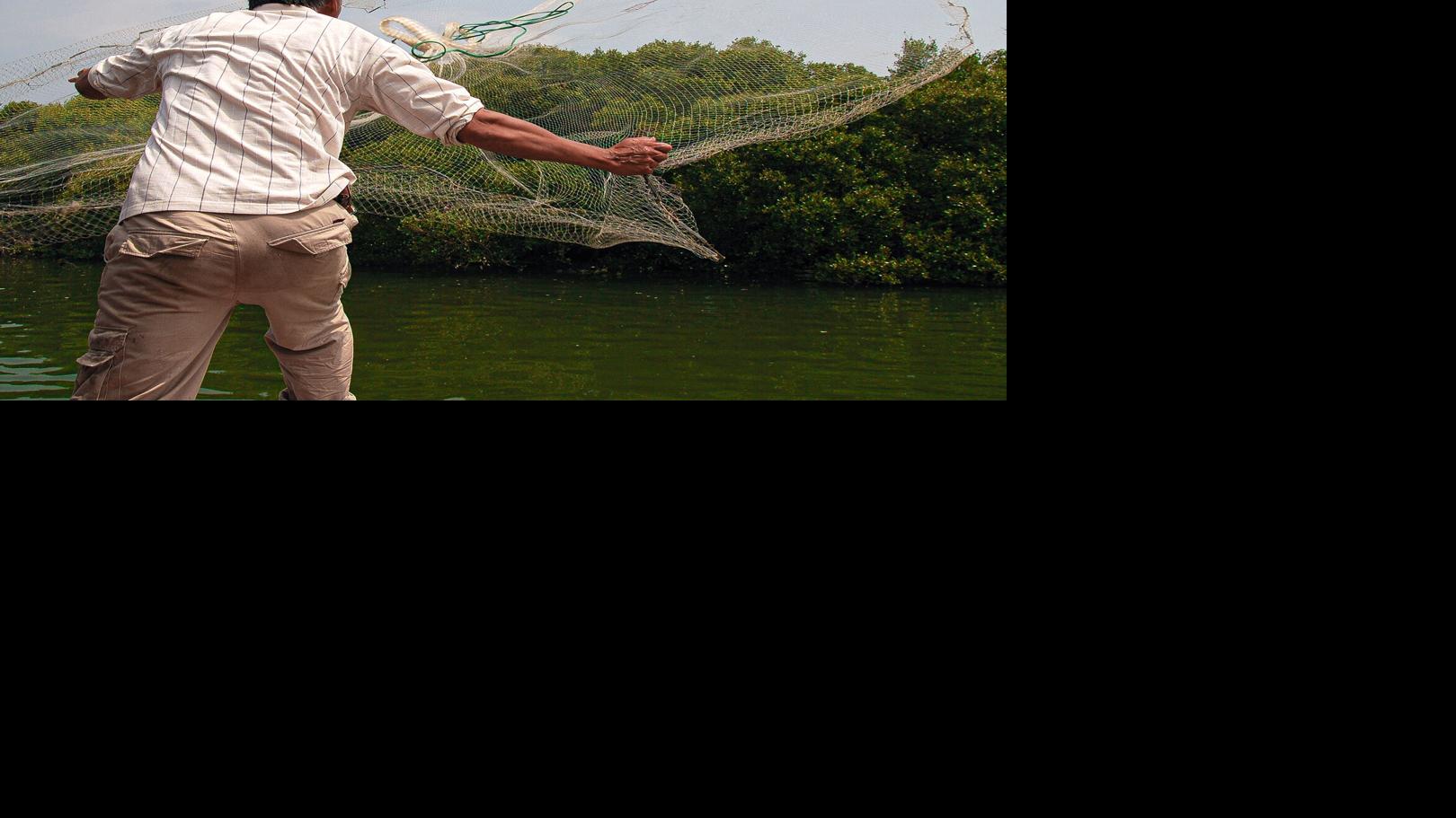 Throwing a net: If you want bait, better learn to toss one | Waterline ...