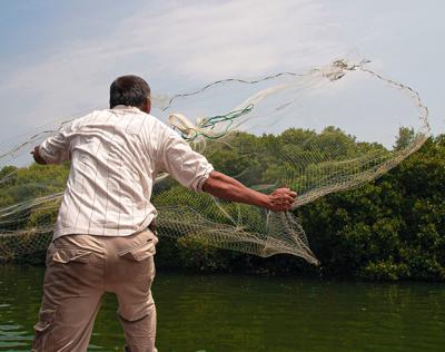 Throwing a net: If you want bait, better learn to toss one | Waterline ...