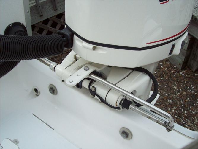 boat steering setup