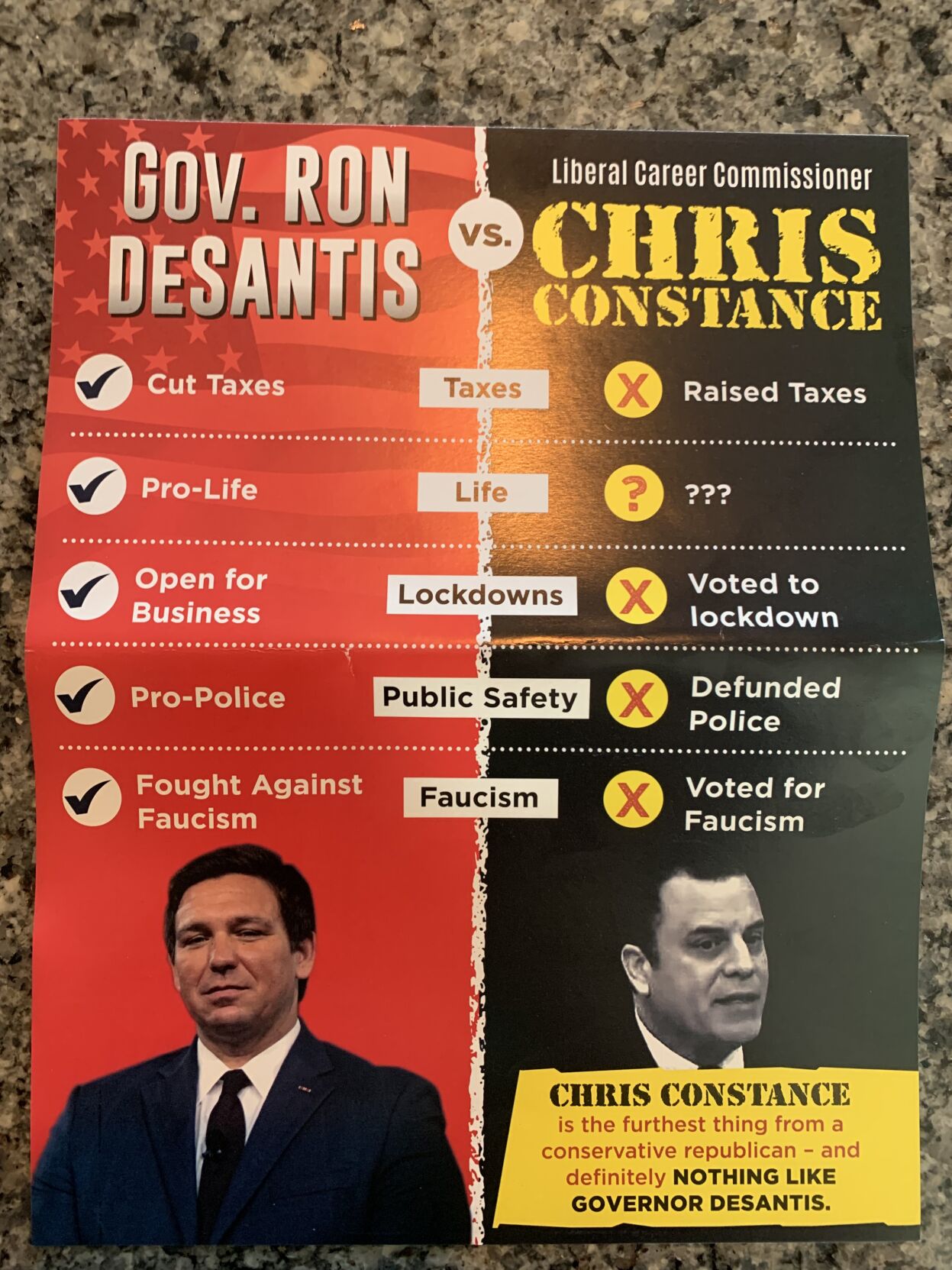 Venice PAC targets Constance with mailer ads | Port Charlotte News ...