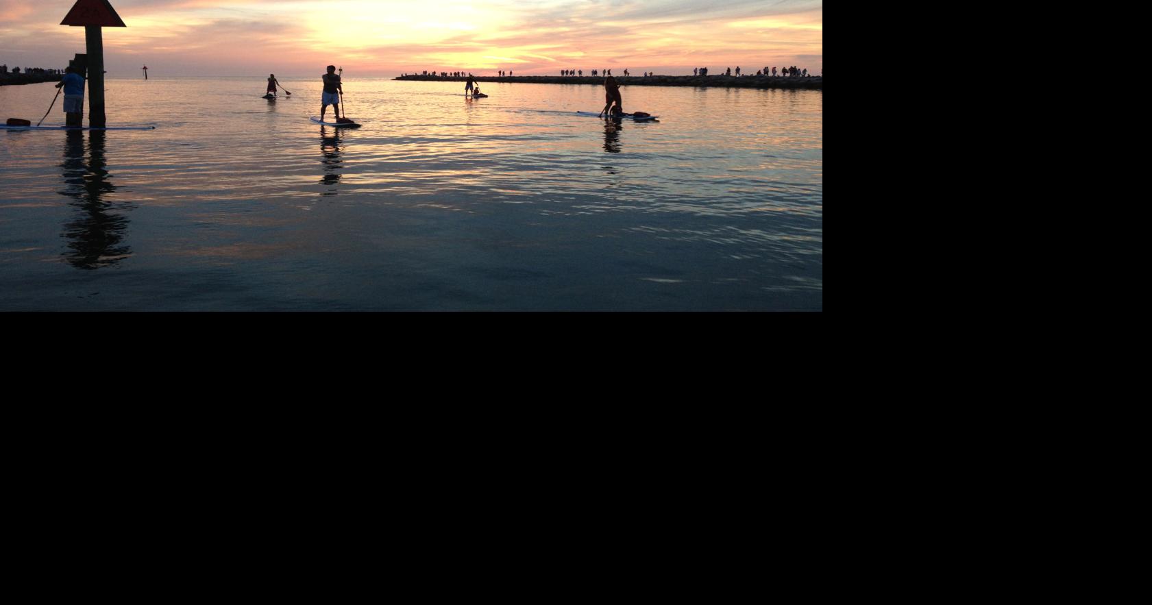 SUP-style sunset | Waterline | yoursun.com