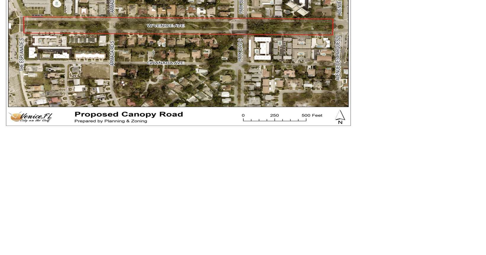 Three blocks of West Venice Avenue named a canopy road | News | yoursun.com