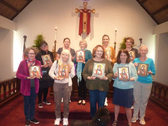 Church tradition combines ancient art technique with spiritual ...