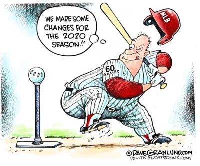 EDITORIAL CARTOON: MLB 2020 season | The Gondolier | yoursun.com