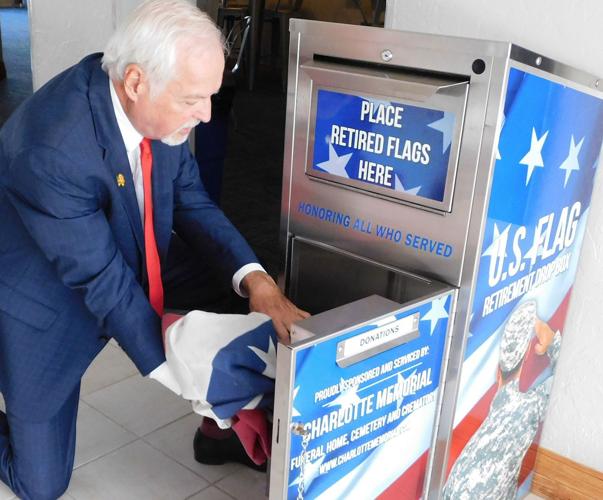 Drop your old flags in box at museum for veteran cremations | Port ...