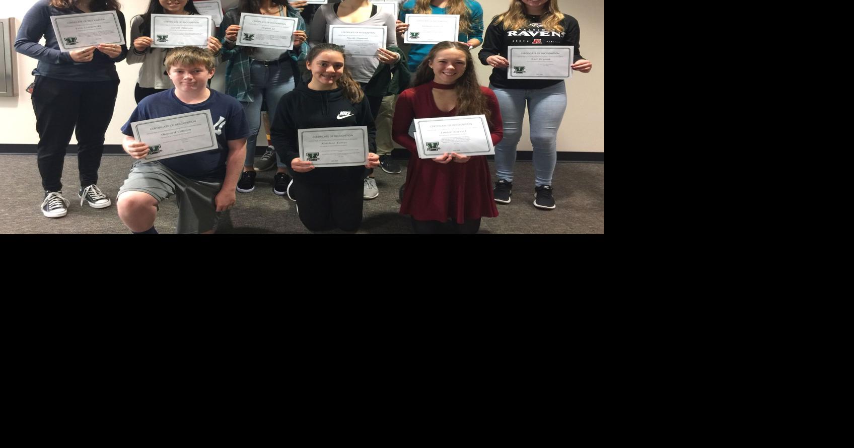 Renaissance students honored | News Archives | yoursun.com
