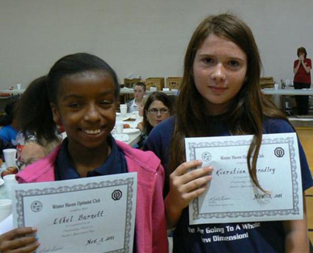 LWCS students honored by Optimist Club | Newsarchives | yoursun.com