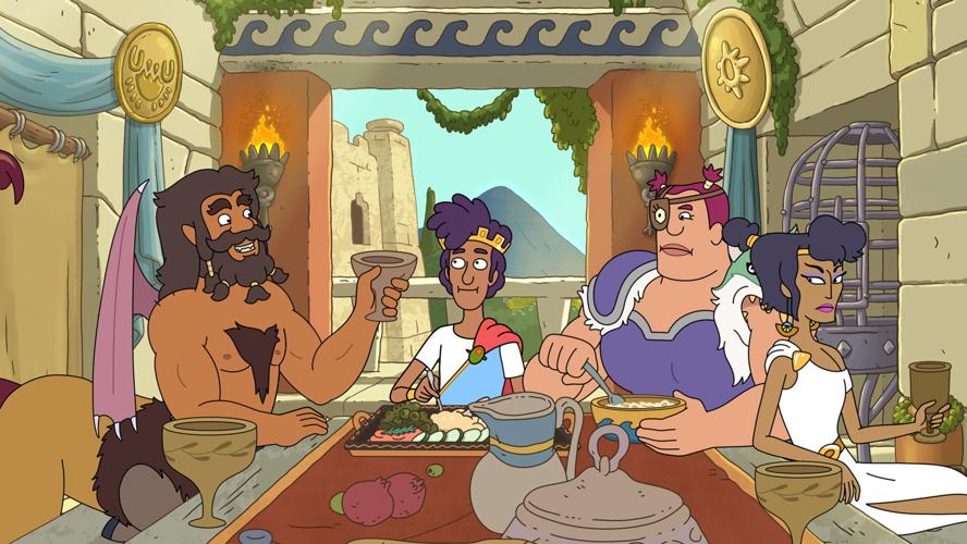 A Greek king tries to modernize amid a dysfunctional family of gods and ...