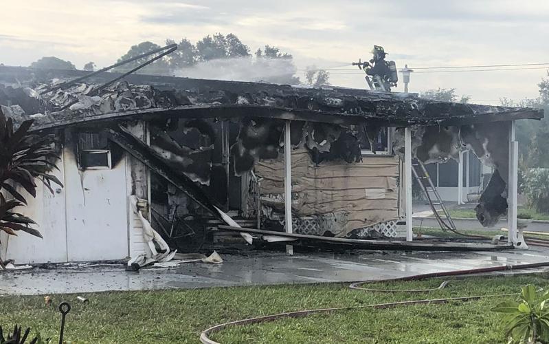Fire destroys mobile home | News | yoursun.com