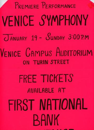 Venice Symphony launched in 1974 with great expectations | News ...
