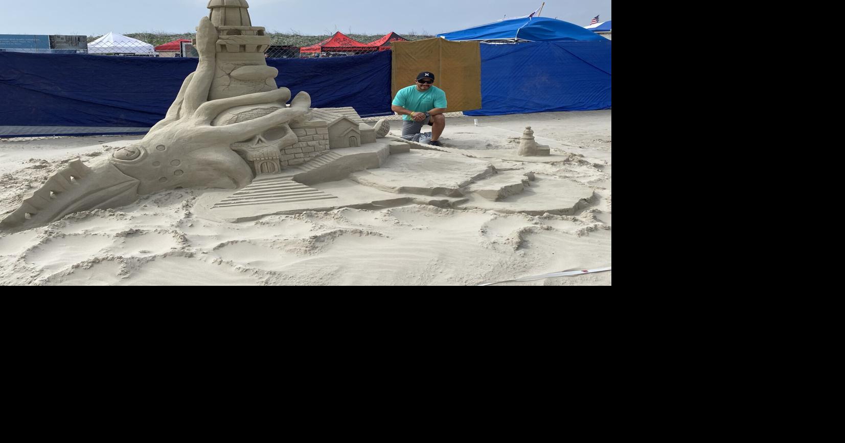 North Port man goes from desk job to professional sand sculptor | News ...