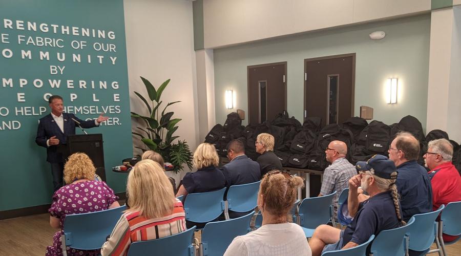 'Bags for the Brave' aims to connect veterans with county services ...