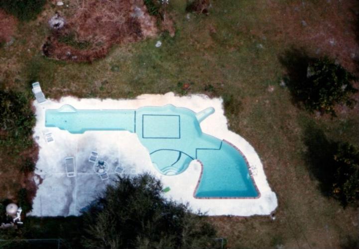 Only in Florida? Family’s pool shaped like six-shooter gun | Port ...