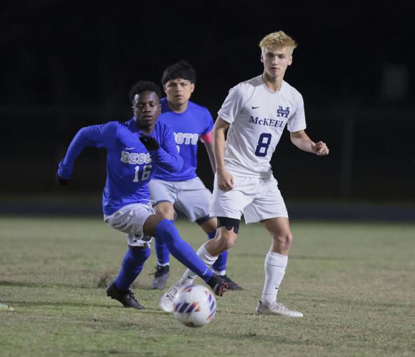 BOYS SOCCER: DeSoto falls to McKeel in region final | Sun Preps ...
