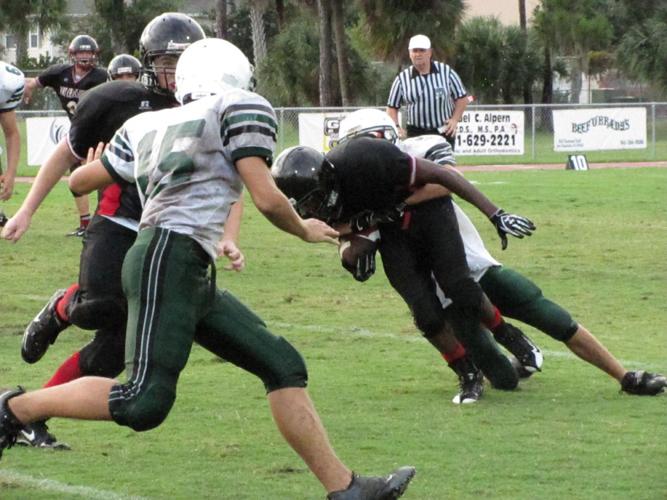 Pirates JV football team shows improvement in loss to Venice | News ...