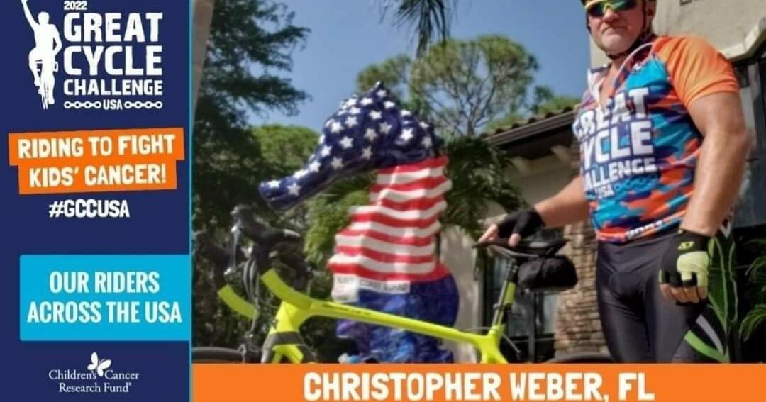 Christopher Weber rides to fight kids' cancer | News | yoursun.com