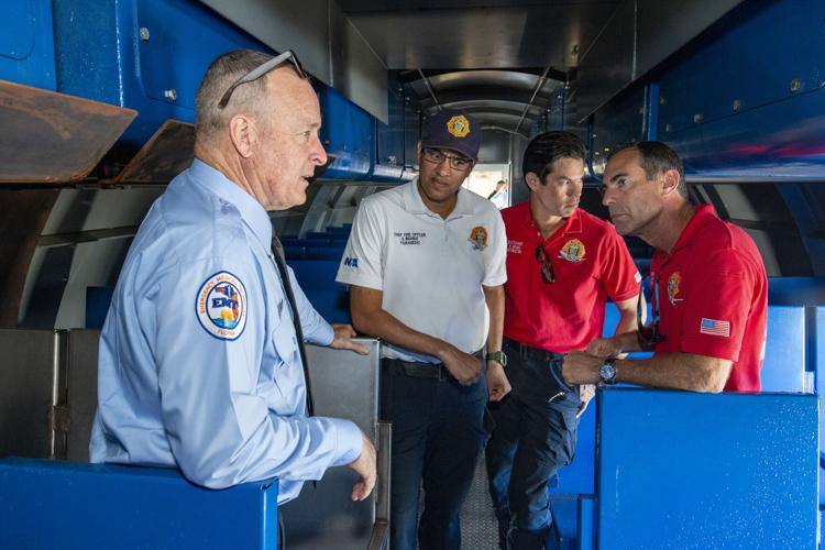 Prop plane goes up in flames to train fire and EMS teams | Port ...