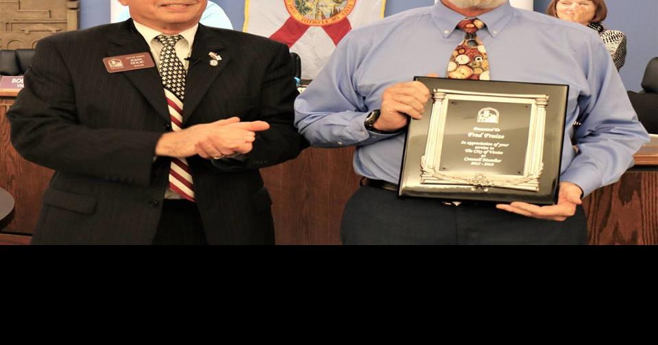 Fred Fraize honored for Venice City Council service | News | yoursun.com