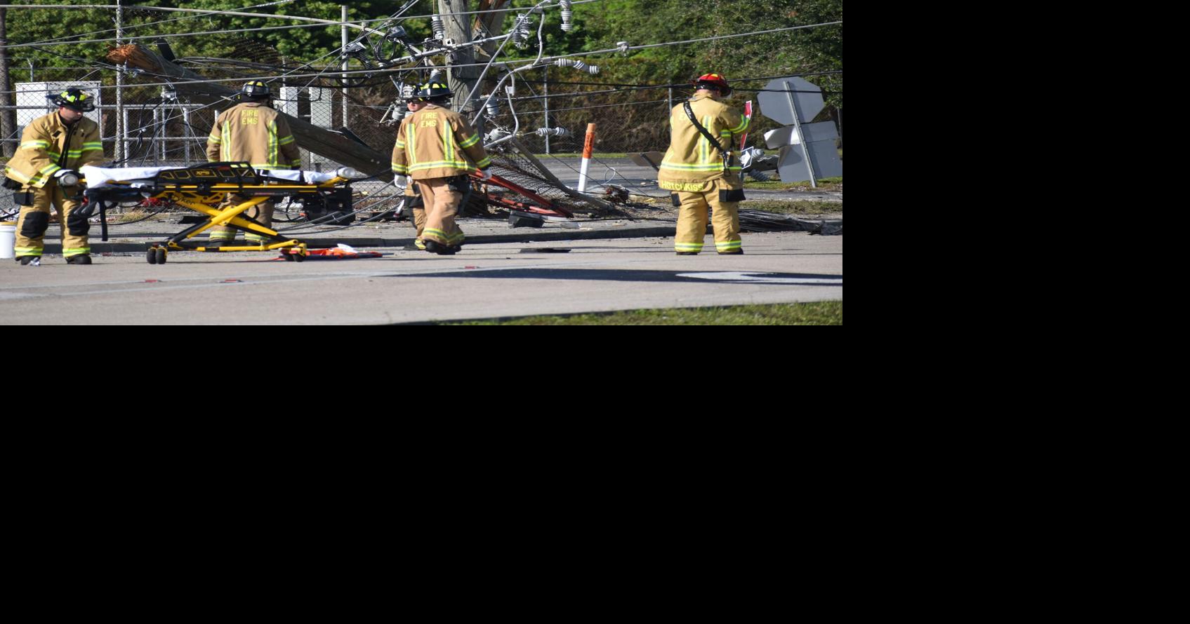 One-car crash on Kings Highway knocks down transformer | Port Charlotte ...