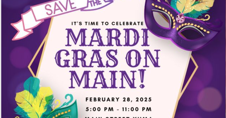 Mardi Gras on Main | Calendar | yumasun.com