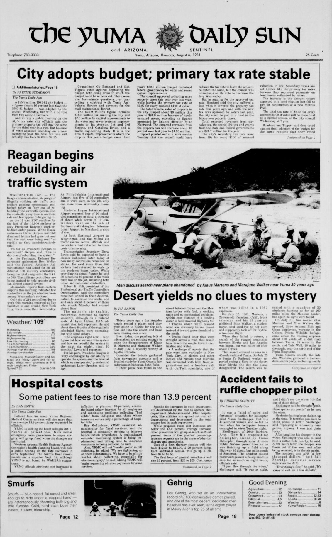 Pages from the Past | Features | yumasun.com
