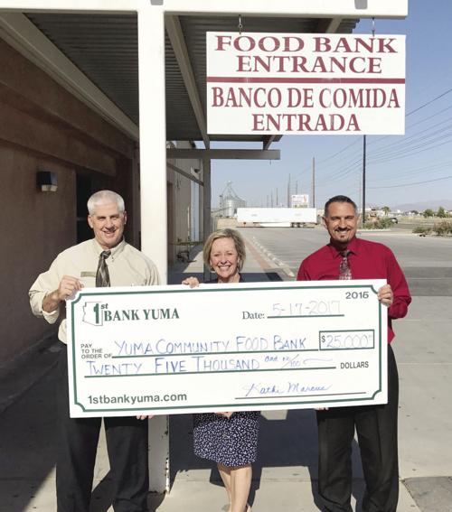 Photo: 1st Bank Yuma makes annual donation | Features | yumasun.com