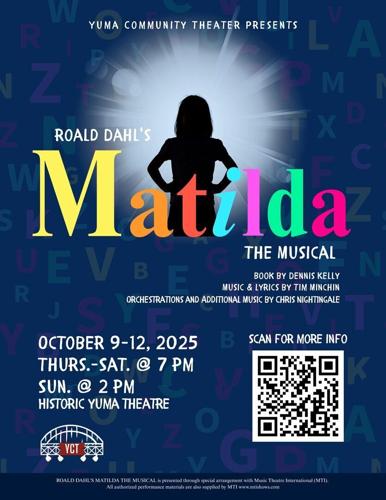 Roald Dahl's Matilda the Musical | Calendar | yumasun.com